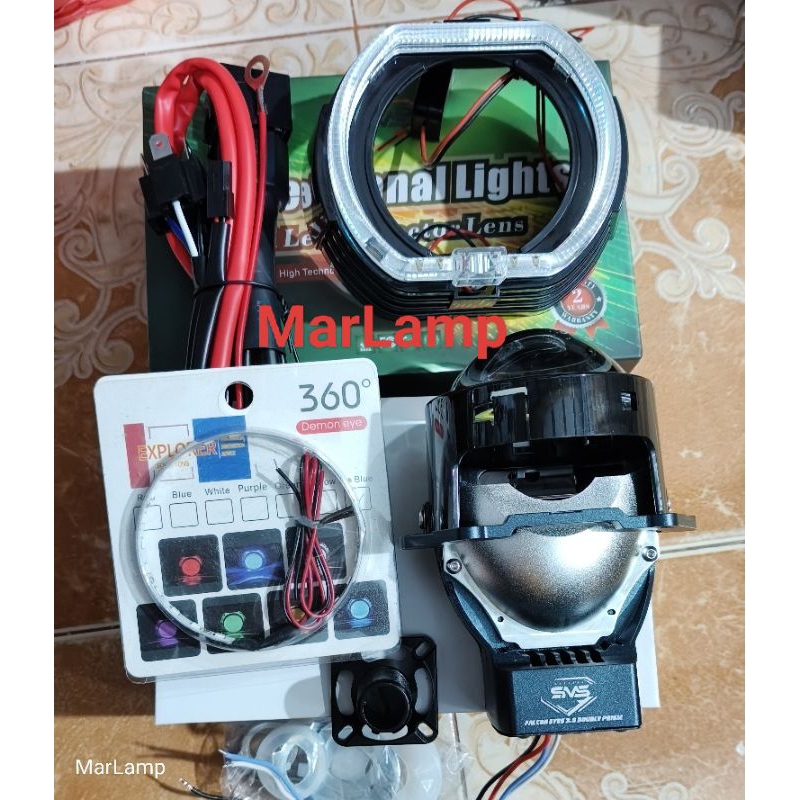 Jual Paket BiLED SMS Falcon Double Prism (1biled) | Shopee Indonesia