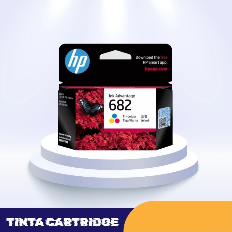 Jual Tinta Cartridgw Hp 682 Color ( Warna ) Original Ink Cartridge ...