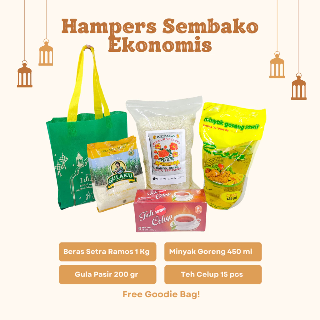 Jual Paket Hampers Ekonomis Sembako Lebaran 2025 | Shopee Indonesia