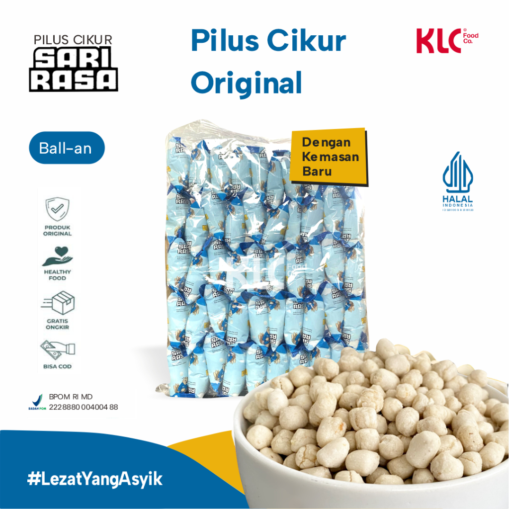 Jual Pilus / Sukro Cikur Ball Isi 50pcs Sari Rasa / KLC Snack / Makanan ...