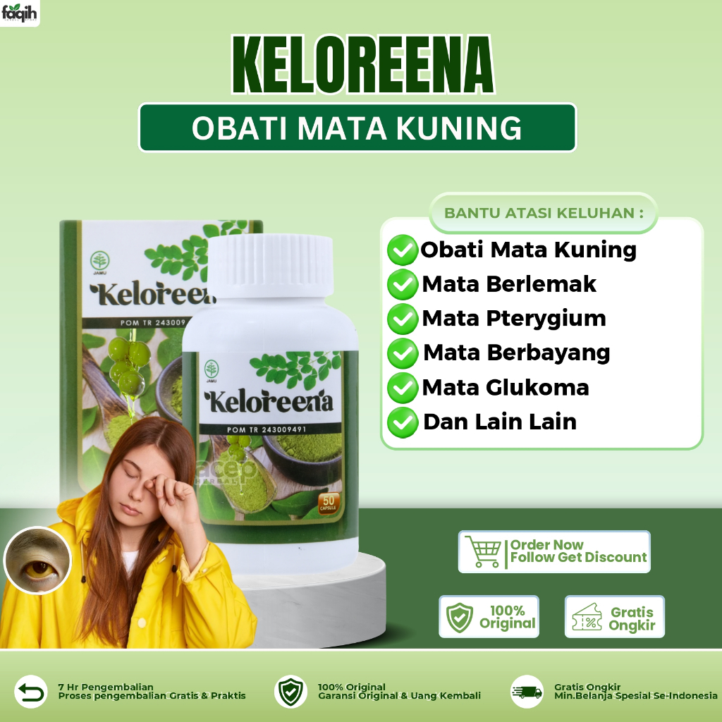 Jual Keloreena Obat Mata Kuning Mata Pterygium Glukoma Berlemak ...