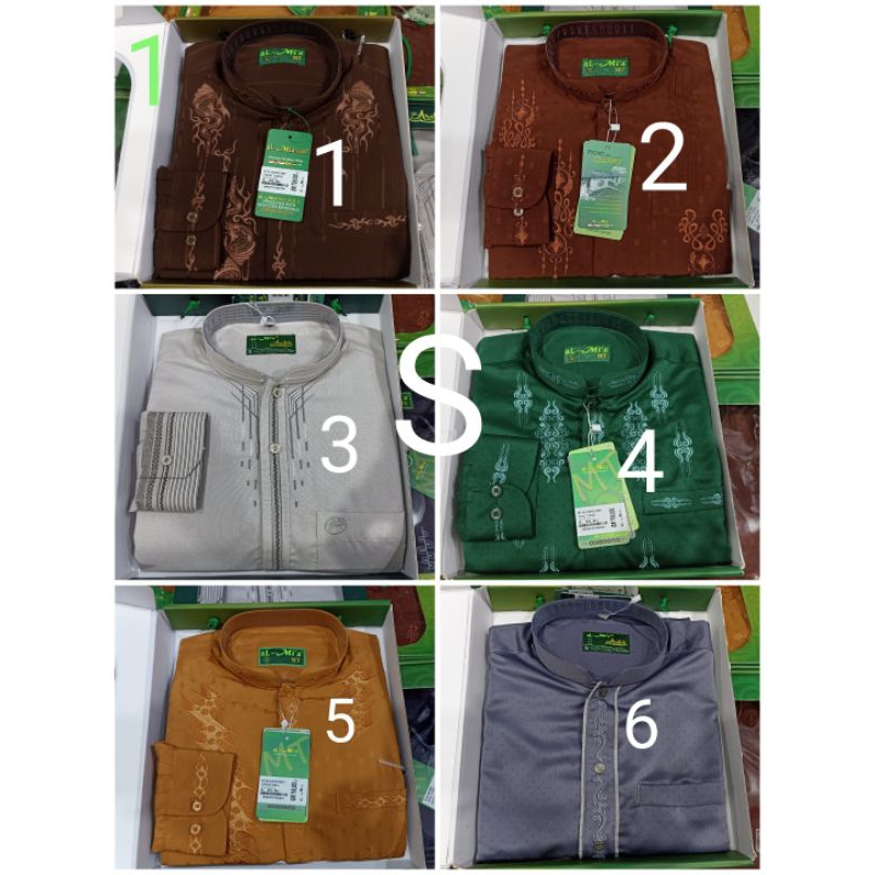 Jual Koko Al Mia panjang lengan pake manset warna putih dan warna ...