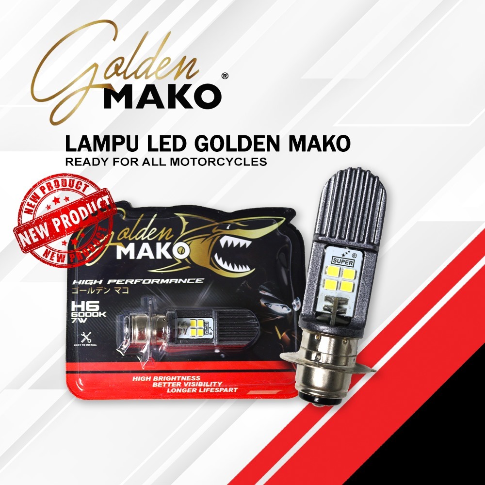 Jual LAMPU LED GOLDEN MAKO MOTOR UNTUK SEMUA JENIS MOTOR DI INDONESIA ...