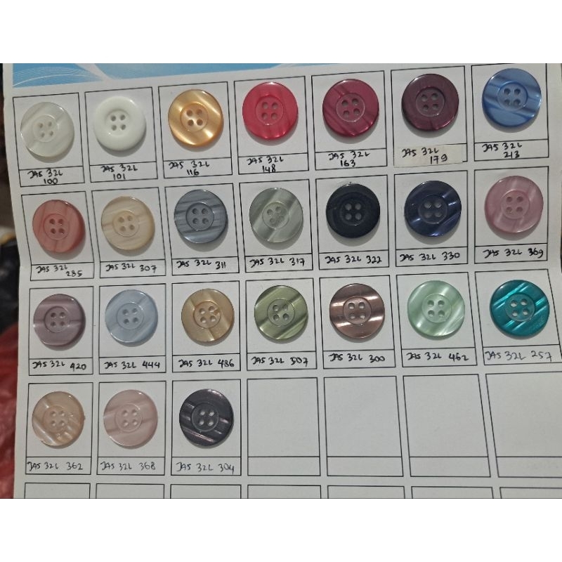 Jual kancing jas 32L 21mm 2cm kancing baju kancing celana isi 144 pcs ...