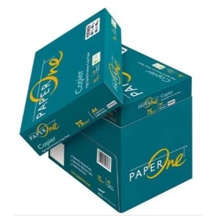 Jual PaperOne Kertas A4 75gr Copier 1 Dus (5 Rim) Kertas HVS A4 Kertas Fotocopy | Shopee Indonesia