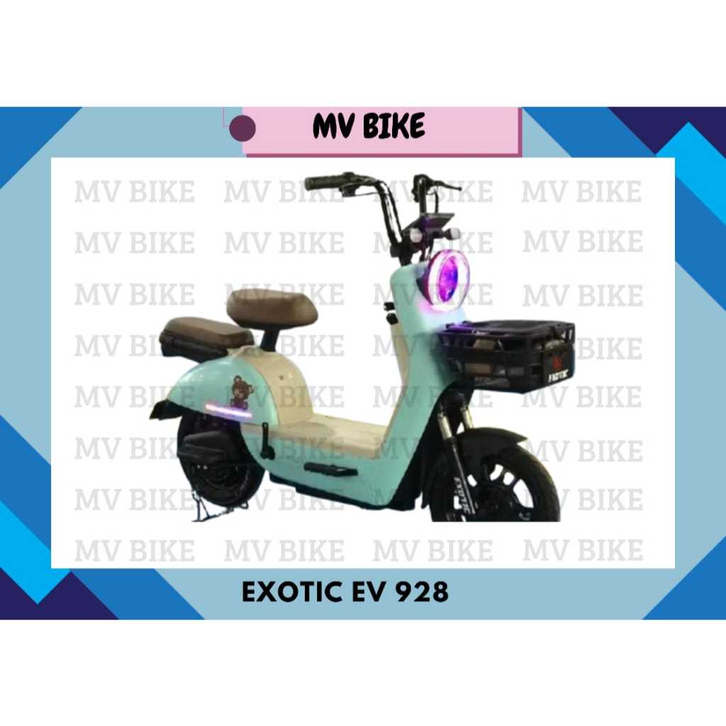 Jual sepeda listrik EXOTIC EV-928/X630/X630BX/EV-922/VELOCE V3/STINGER ...