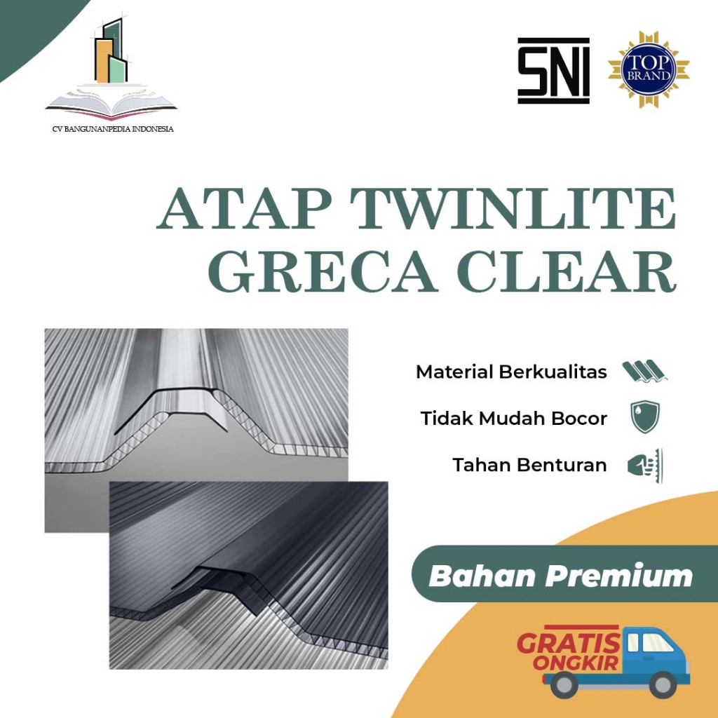 Jual ATAP TWINLITE GRECA CLEAR BENING MURAH MEDAN | Shopee Indonesia