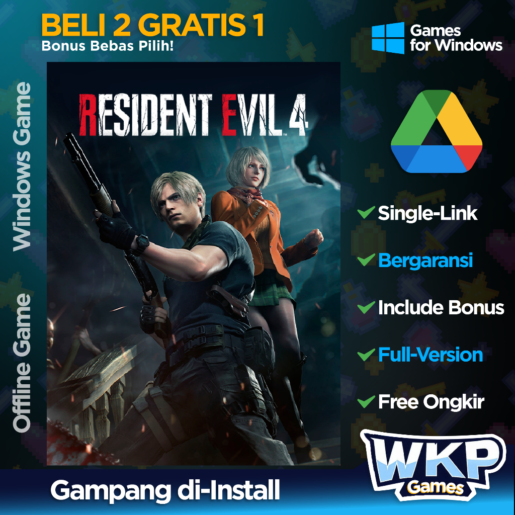 Jual Resident Evil 4 Remake - PC Game - LINK DOWNLOAD - GAME LAPTOP - (Beli 2 Gratis 1) | Shopee ...