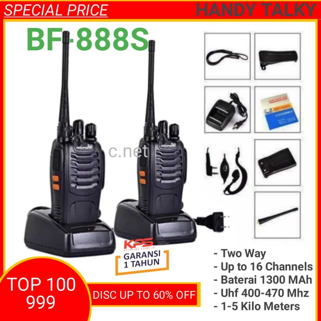 Jual HT BF -888S DAN WLAN-888S ANTENA WALKI TALKI HANDY TALKY RADIO WLN ...