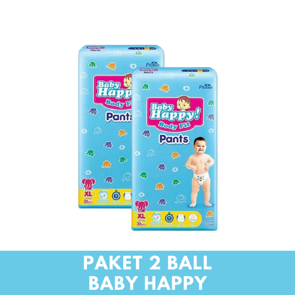 Jual BABY HAPPY PANTS 2BALL S38//M32//L28//XL26//XXL24 | Shopee Indonesia