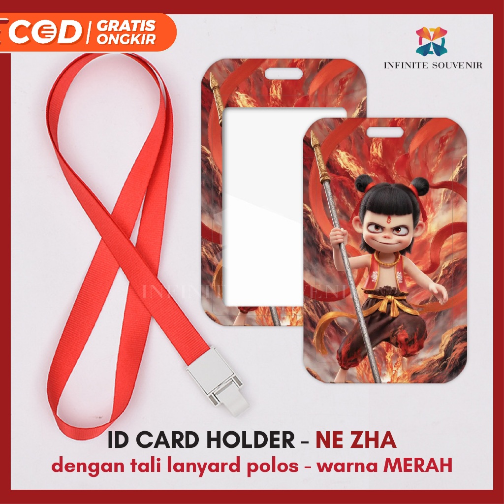 Jual (N008) NAME TAG KARAKTER NE ZHA / Demon Child is Back DENGAN TALI ...