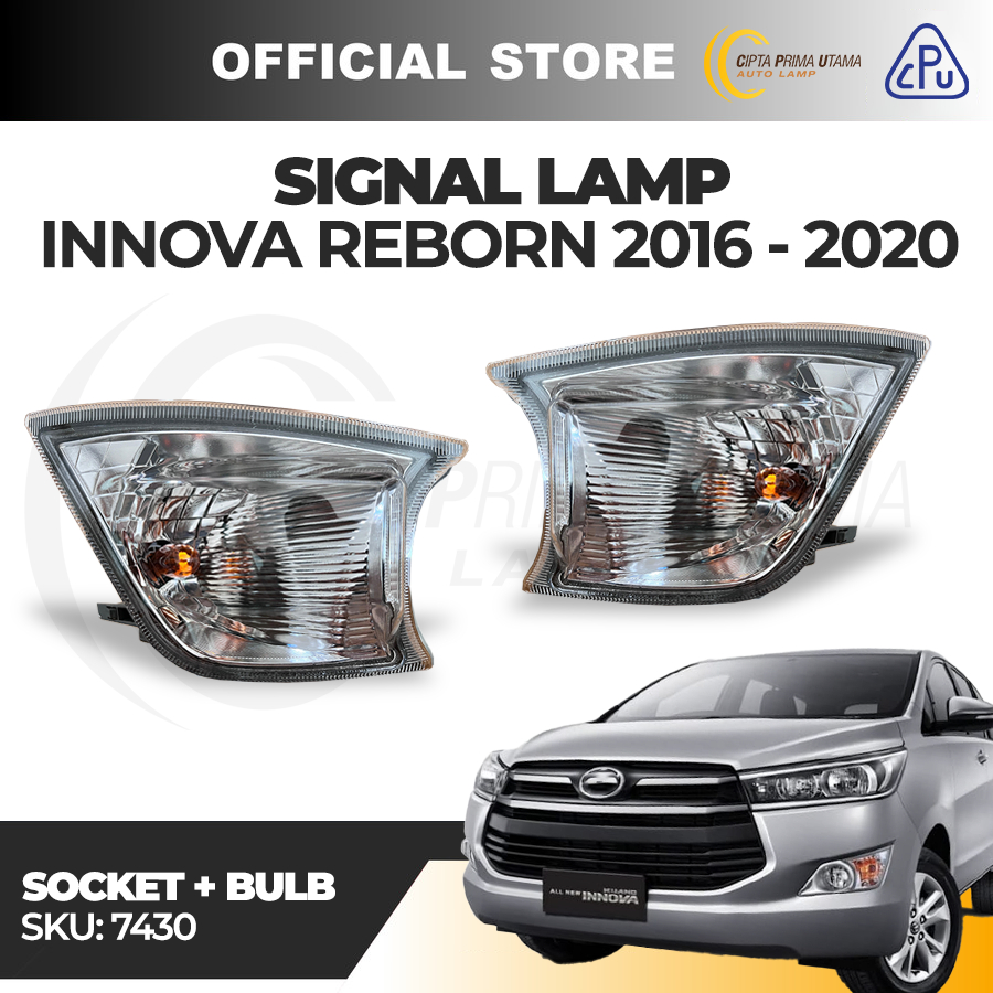 Jual CPU Lampu Sen / Signal Lamp Bemper Innova Reborn 2016 2017 2018 ...