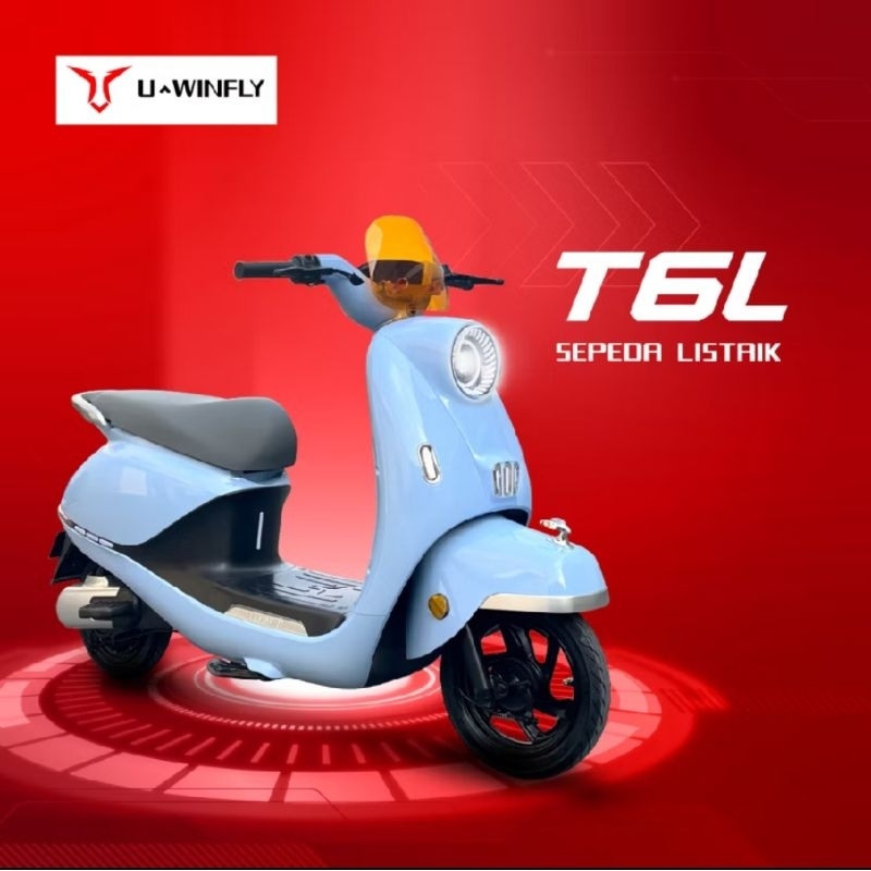 Jual Sepeda Listrik Uwinfly T65 Lithium / T65L (New) 600 Watt | Shopee ...