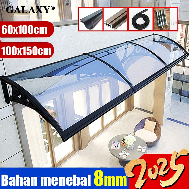 Jual GALAXY Canopy Atap Kanopi atap Atap Transparan Gelap Transparan ...