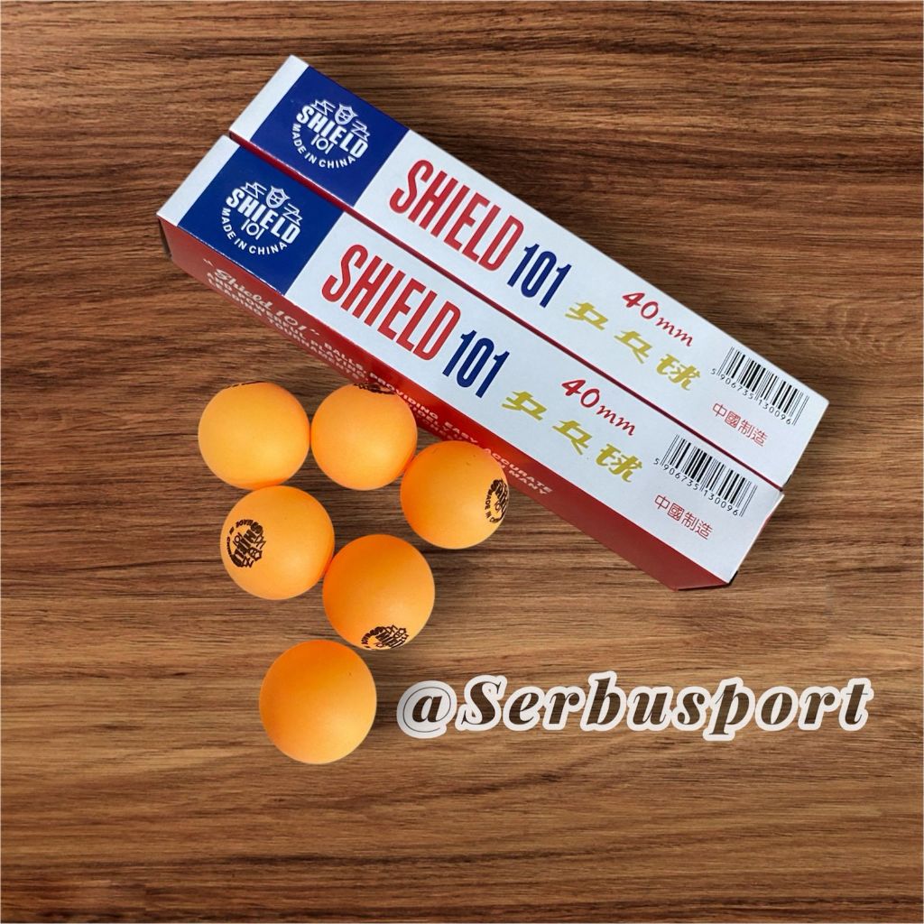 Jual BOLA PINGPONG / BOLA TENIS MEJA SHIELD ISI 6 KUNING 40MM | Shopee Indonesia