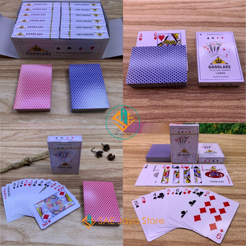 Jual SAE - KARTU REMI PLAYING CARD MEREK GOODLAKE SUPERIOR QUALITY ...