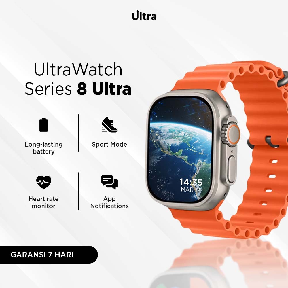 Jual UltraWatch Series 8 Ultra Bluetooth Smartwatch Infinite display ...