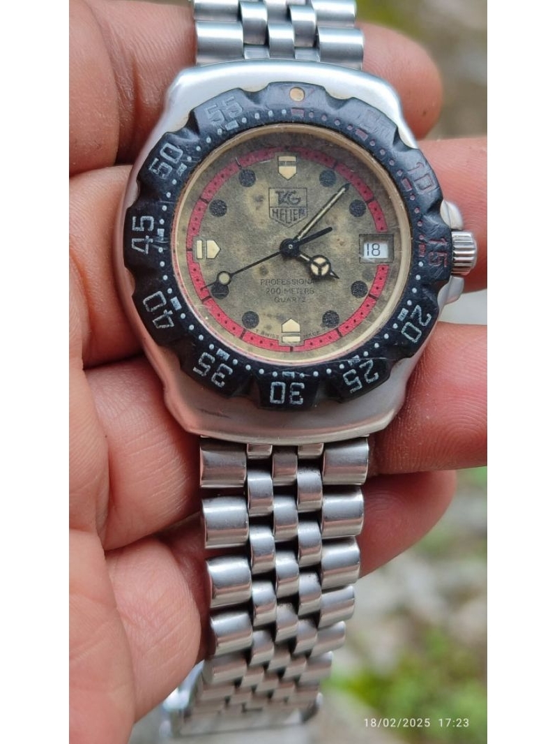 Jual jam tag heuer formula 1 full original patina dial Vintage | Shopee ...