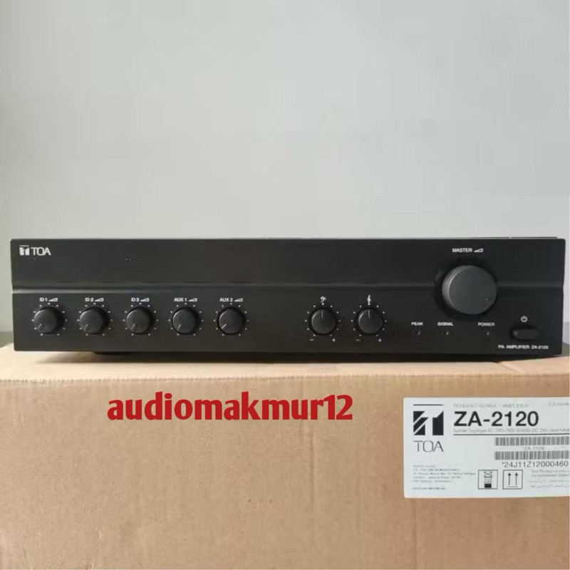 Jual TOA ZA 2120 Power Amplifier TOA 120 Watt Original 100% Garansi Resmi | Shopee Indonesia
