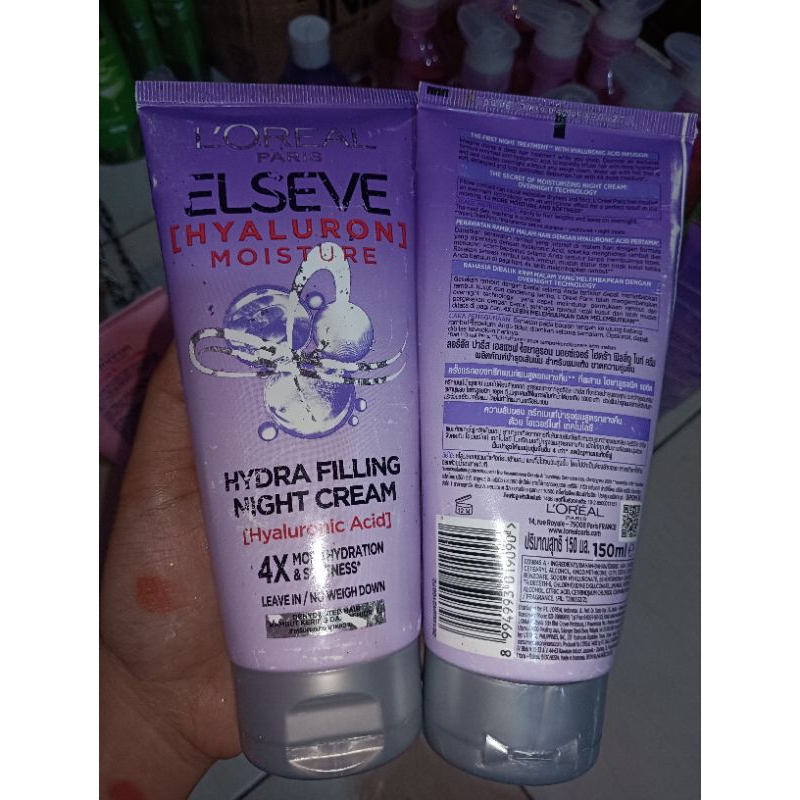 Jual L'oreal Paris Elseve Hydra Filling Night Cream 150ml (Rijek ...