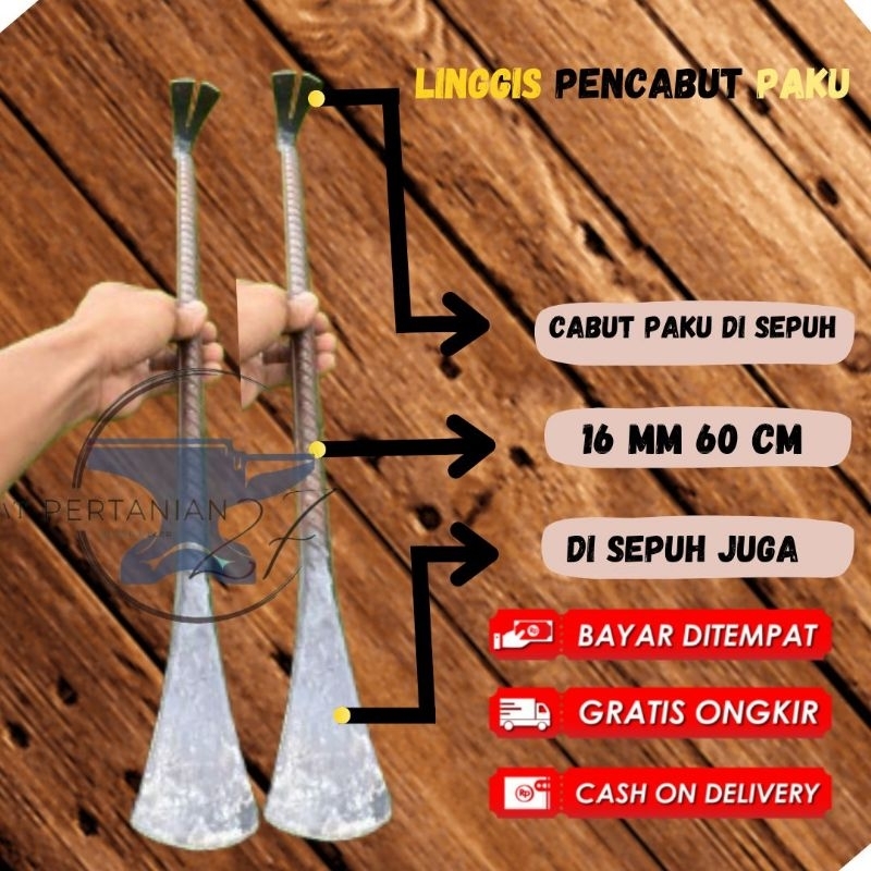 Jual linggis pencabut puku toge/ linggis kecil 60 cm | Shopee Indonesia