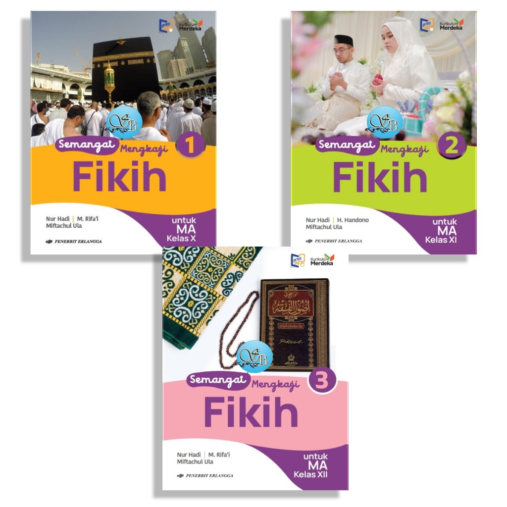 Jual [Penerbit Erlangga] SEMANGAT MENGKAJI FIKIH MA Kelas 10, 11, & 12 Kurikulum Merdeka ...