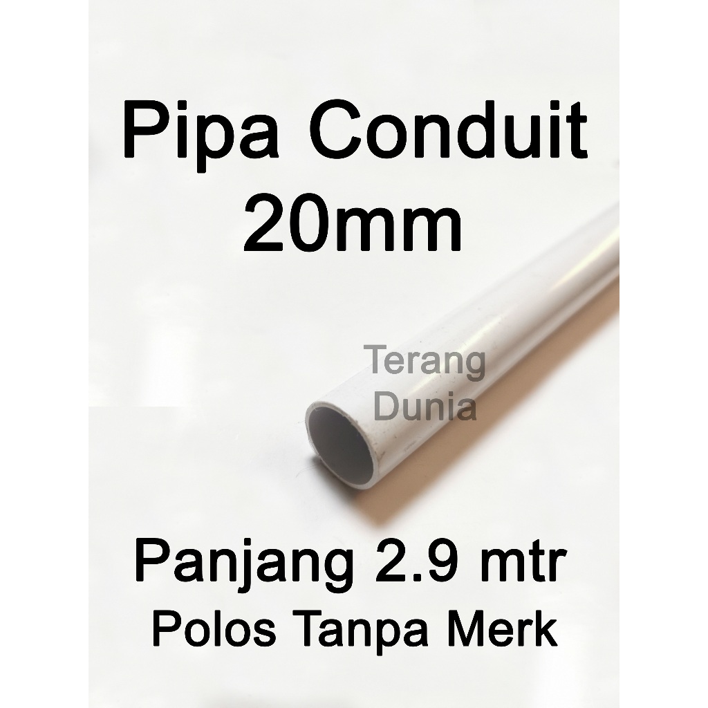 Jual Pipa Conduit 20mm Pipa Listrik Konduit Pipa Listrik 20mm Pipa ...