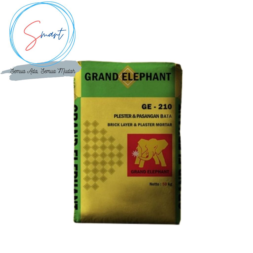 Jual GRAND ELEPHANT 50 Kg Semen Instan Plester dan Pasangan Bata Brick Layer and Plaster Mortar ...