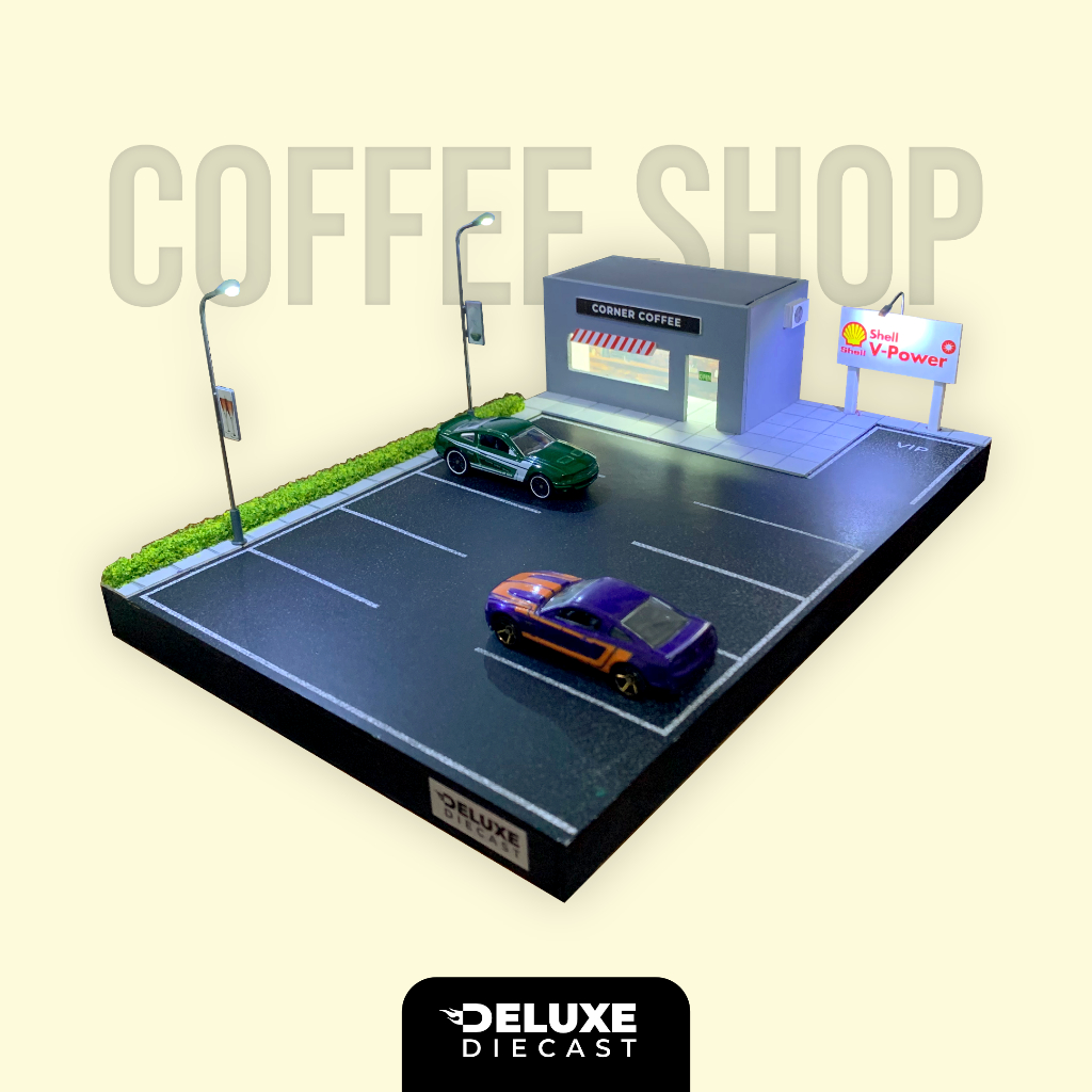 Jual Diorama Diecast 1:64 Coffee Shop Cafe V1 30x20 | Shopee Indonesia