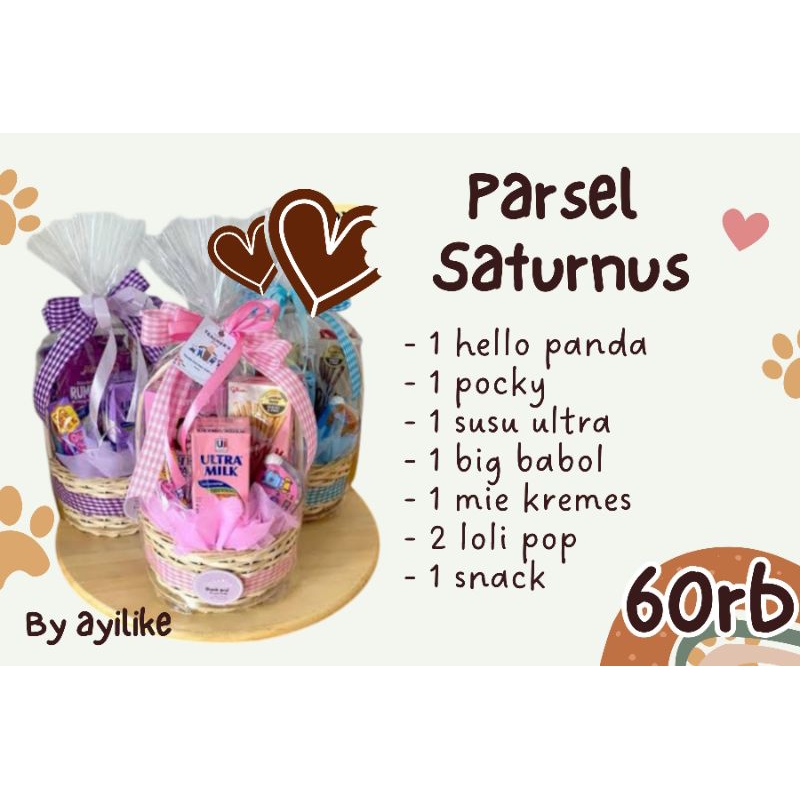 Jual ayilike parsel Snack Saturnus Karawang / hampers lebaran ulang ...