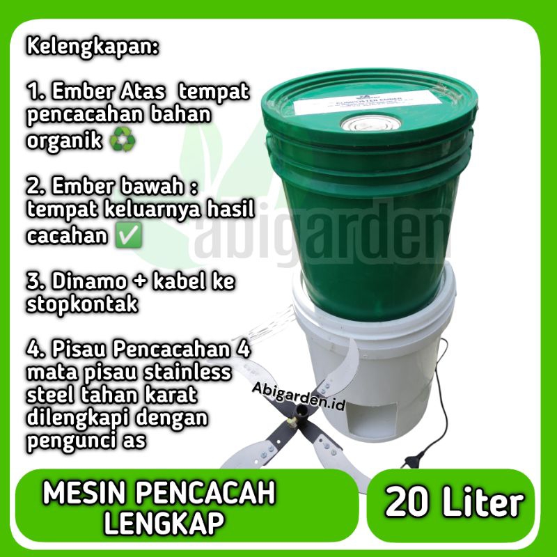 Jual Alat Mesin Pencacah Rumput Sayur Buah Daun untuk Pakan Ternak dan ...