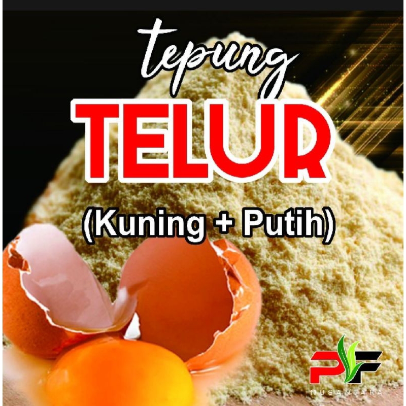 Jual tepung telur utuh/tepung kuning & putih telur/bubuk telur/whole ...