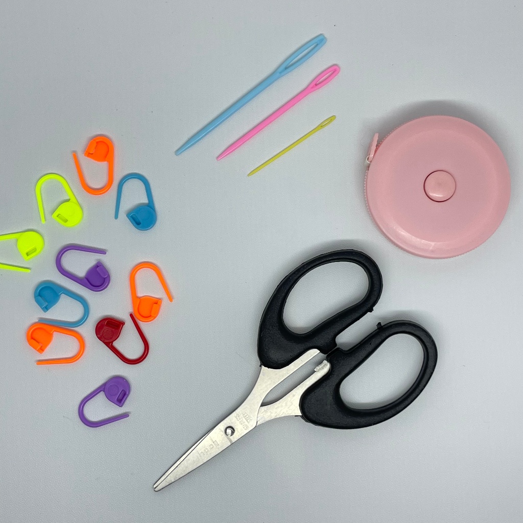 Jual Set Alat Rajut & Kit Jahit Lengkap 15 pcs — Jarum Rajut, Stitch ...