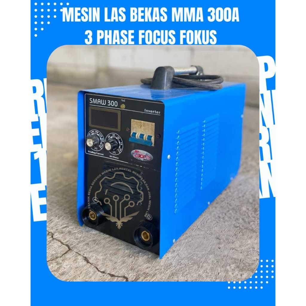 Jual MESIN LAS BEKAS MMA 300A FOCUS FOKUS MESIN LAS LISTRIK BEKAS SMAW STIK 3 PHASE FOKUS TRAFO ...