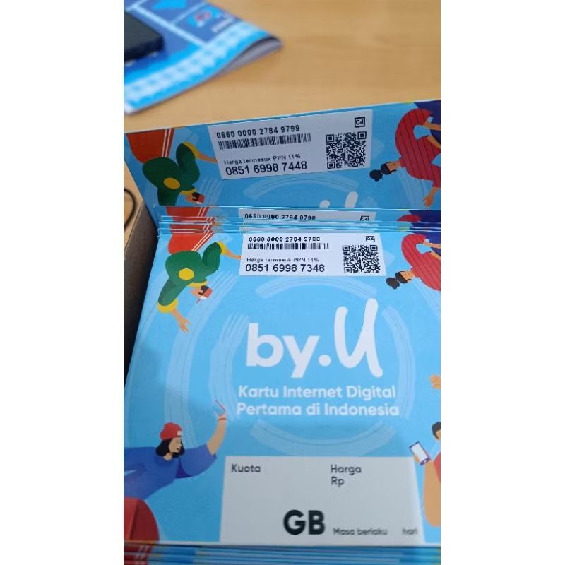 Jual Kartu byU 3gb masa aktif selamanya | Shopee Indonesia