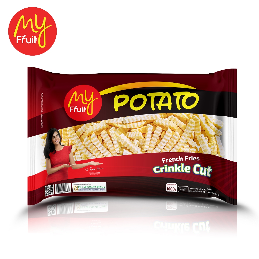Jual My Fuit Potato Crinkle Cut 1 Kg | Shopee Indonesia