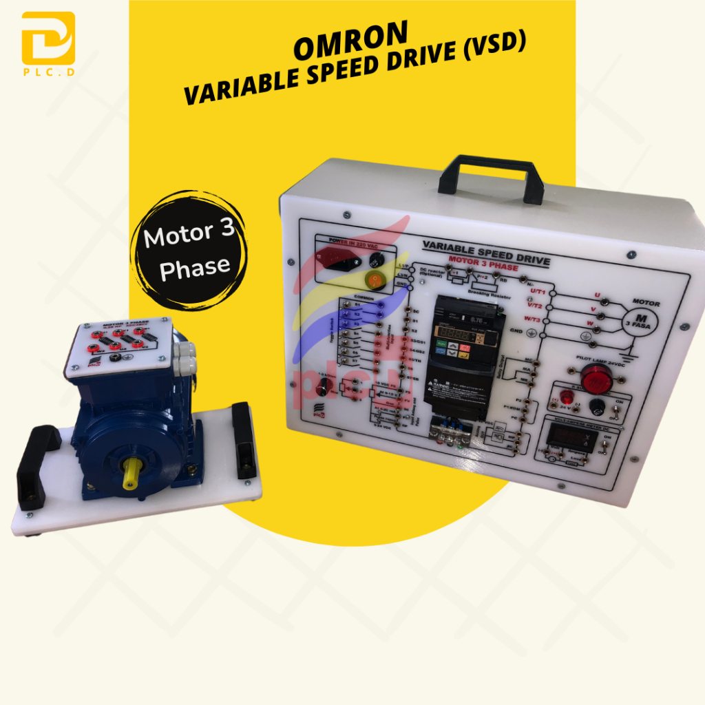 Jual Trainer Inverter 3 Phase Omron free induction motor | Shopee Indonesia