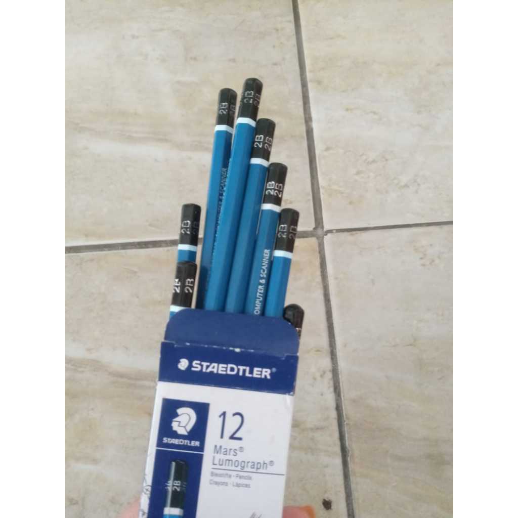 Jual DISKON 1 PACK PENSIL STAEDLER 2B UJIAN COMPUTER (12PCS)1 PACK ...