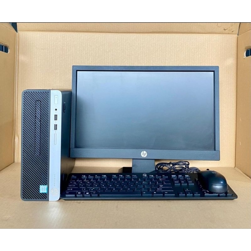 Jual PC HP PRODESK 400 G4 SFF CORE I5 7500 SPAKET LED 18 IN TINGGAL ...