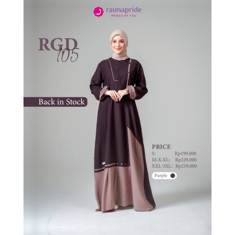 Jual GAMIS TERBARU 2025 RGD 105 RAUNA | Shopee Indonesia