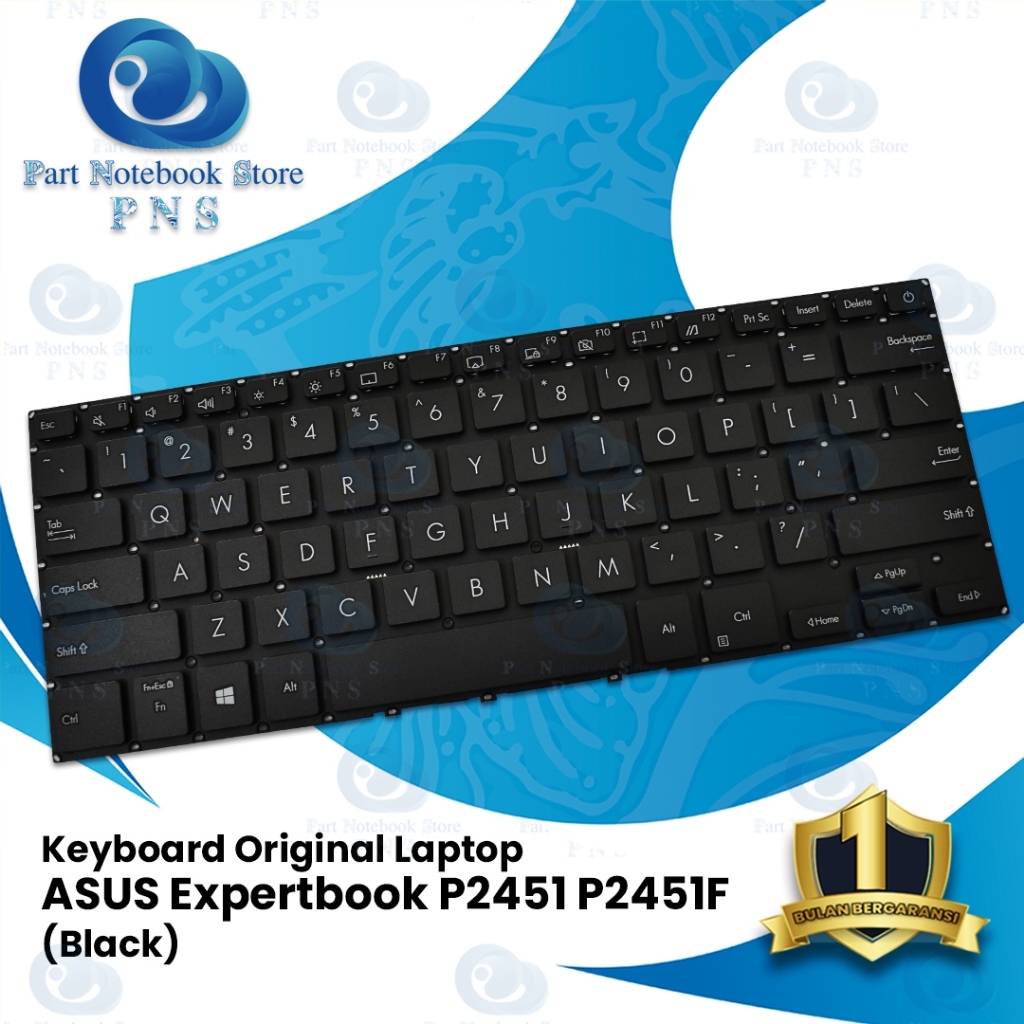 Jual Keyboard Original Laptop ASUS Expertbook P2451 P2451F (Black ...