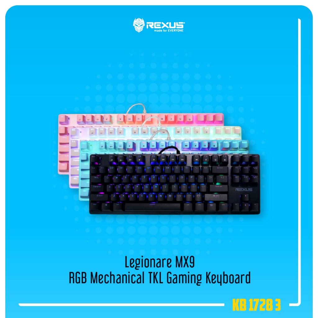 Jual Rexus Legionare MX9 RGB Outemu Switch Mechanical TKL Gaming ...
