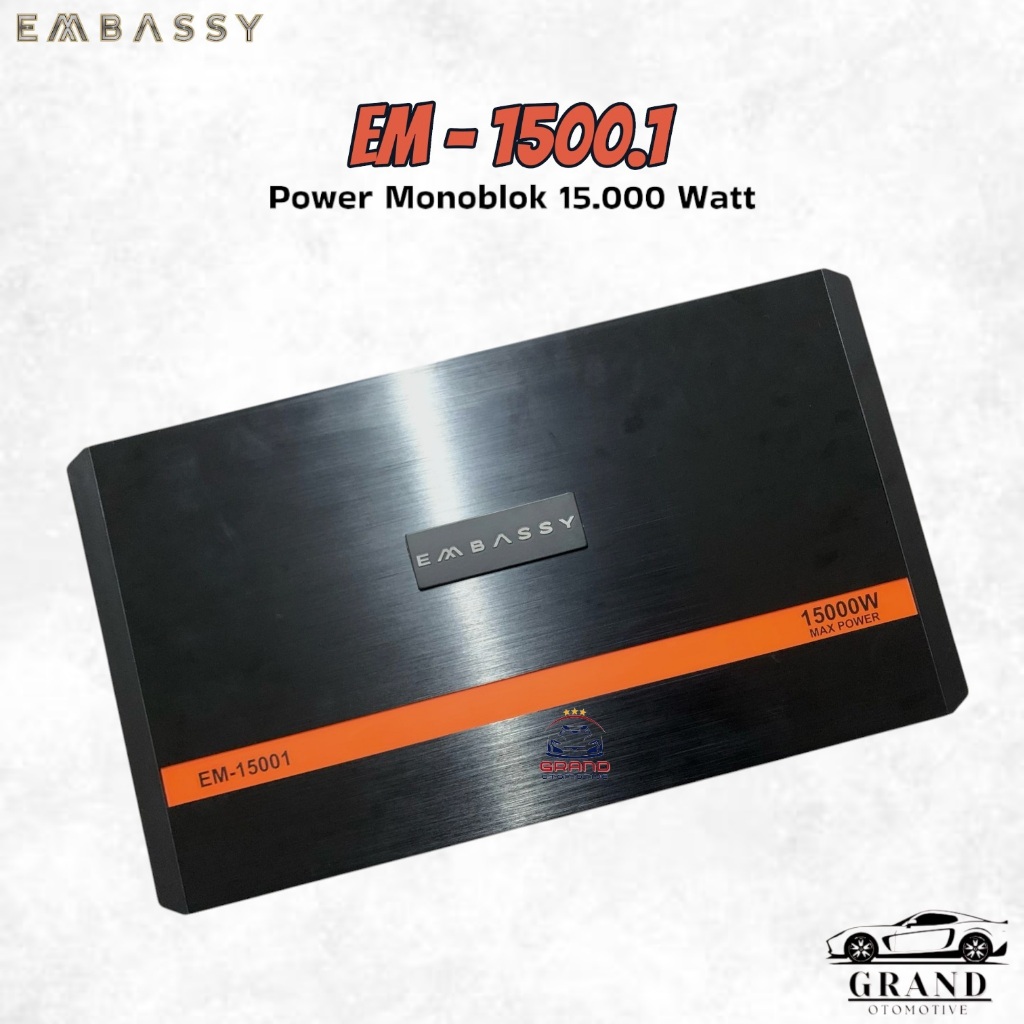 Jual POWER MONOBLOCK EMBASSY 1500.1D class D,,tenaga super badak ...