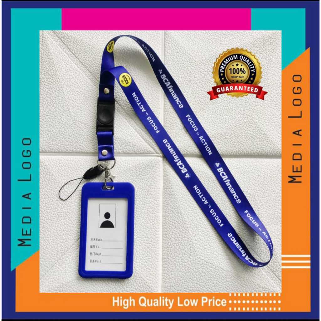 Jual BANK BCA Finance Lanyard Printing Id Card (Paket Exclusive ...
