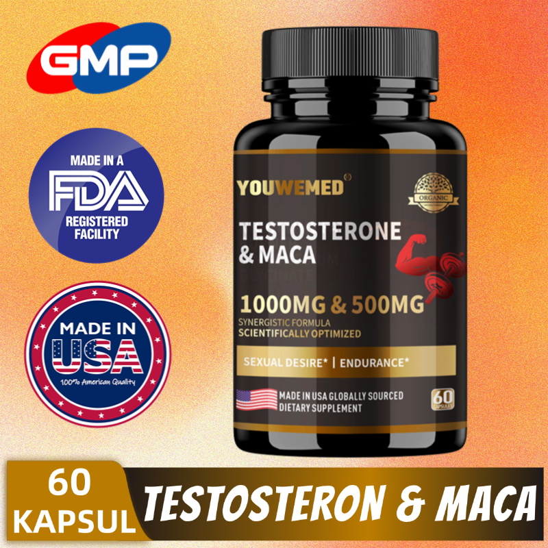 Jual Suplemen Testosteron + Maca, Mendukung Keseimbangan Hormon dan ...