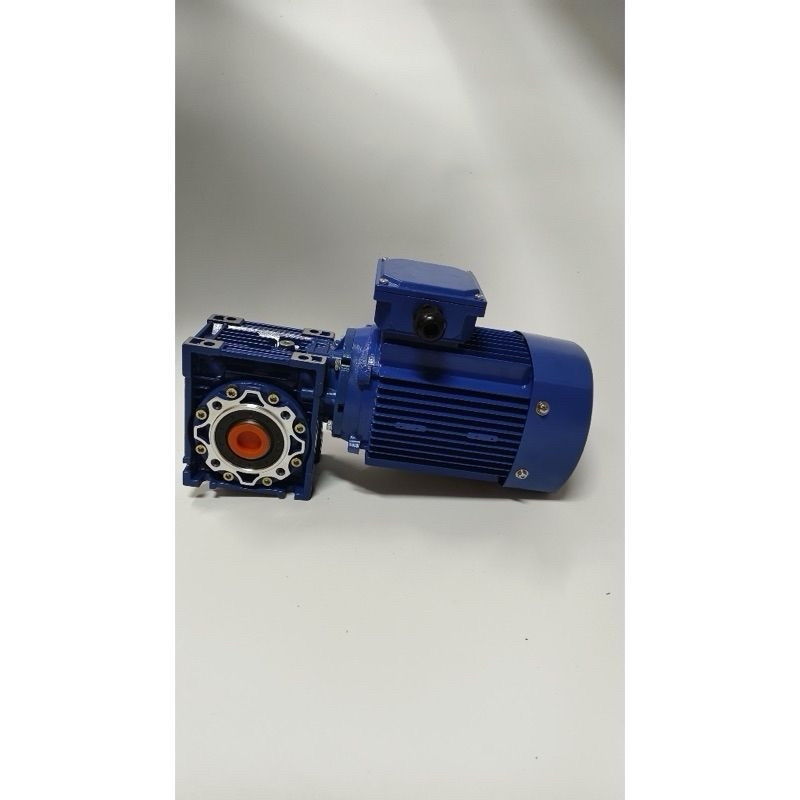 Jual Gear motor MRV 063 ratio 1:5-100 + Elektro Motor Yuema 1 HP 4 pole ...