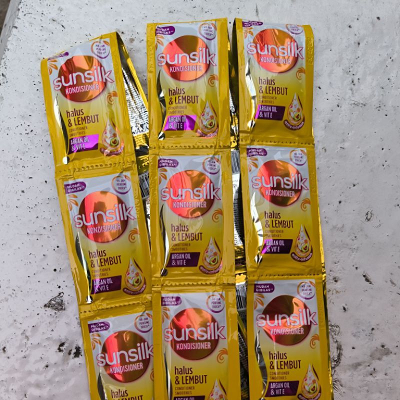 Jual Conditioner Sunsilk Kuning Sachet 5ml Halus Lembut Kondisioner ...
