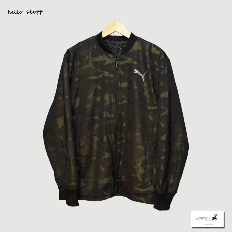 Jual PUMA BOMBER REVERSIBLE JACKET | Shopee Indonesia