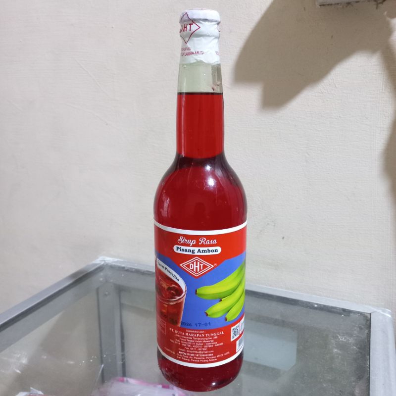 Jual Sirup DHT 620ml Syroop Sari Buah Rasa Pisang Ambon Asli Makassar ...