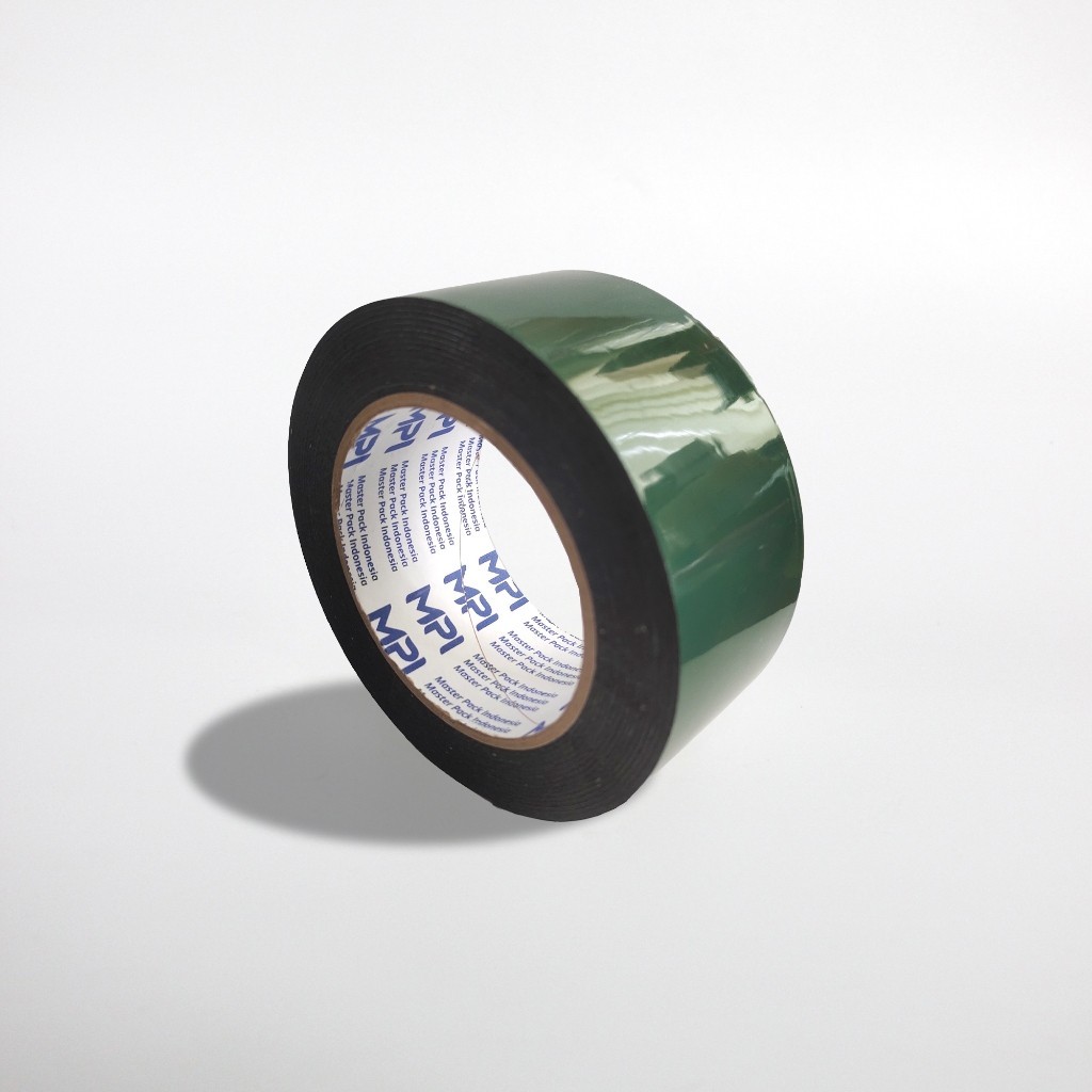 Jual Double Tape Foam Hitam Release Hijau 48 mm x 5 Meter - Master Pack ...